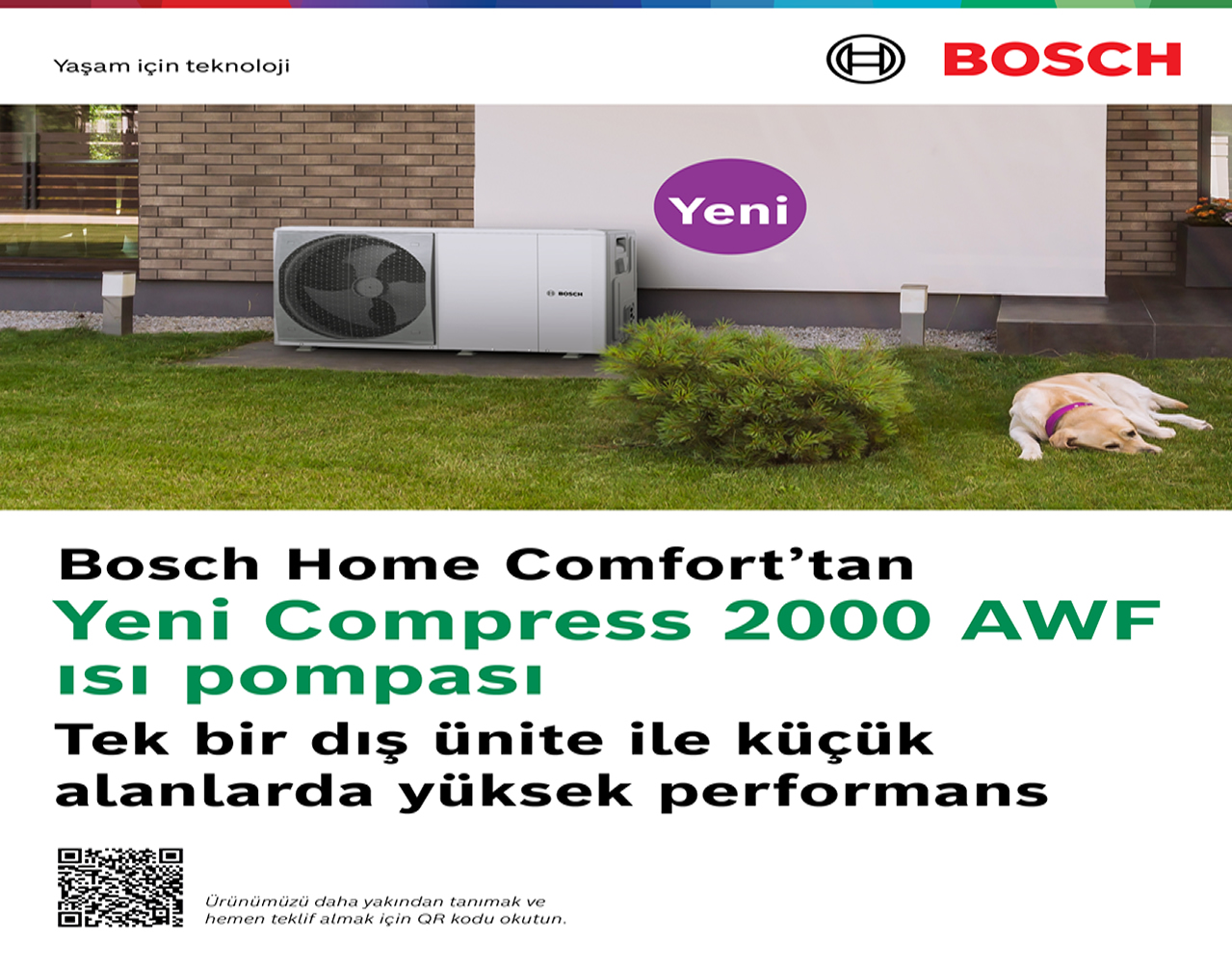 Bosch Home Comfort'tan Yeni Nesil Isı Pompası: Compress 2000 AWF - Enerji Bülteni